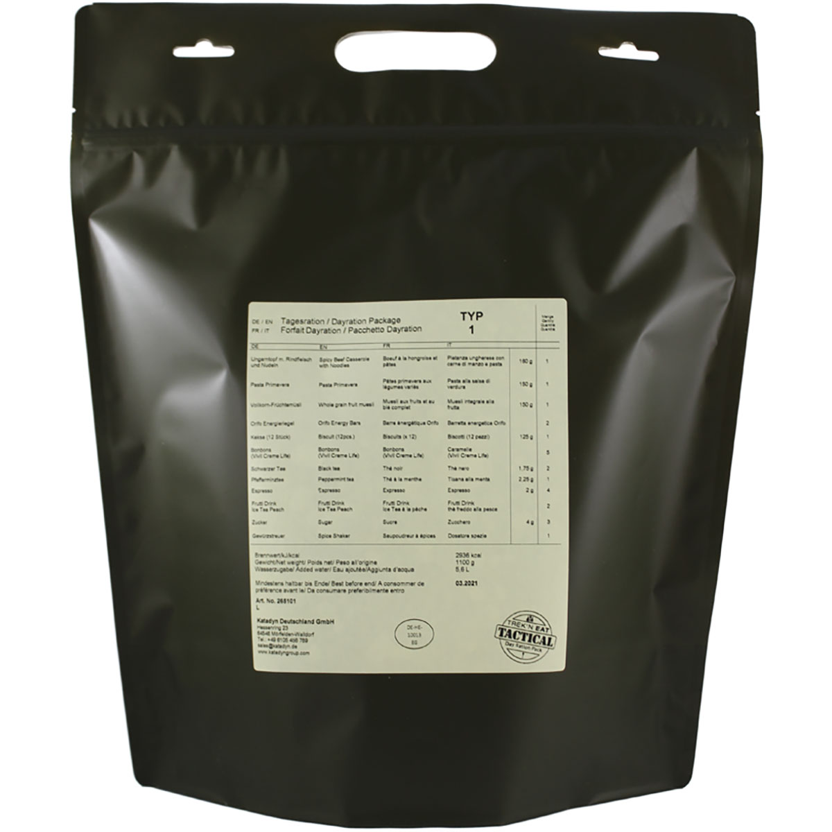 Trek'n Eat Day Ration Pack Typ 1 | TR265101
